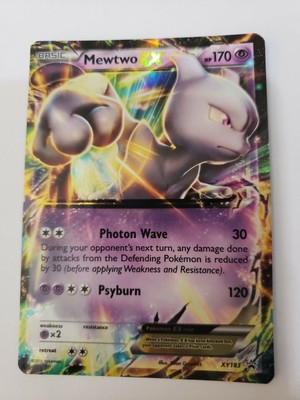 Mewtwo EX ULTRA RARE Pokemon XY183 Black Star Promo Foil Holo ...