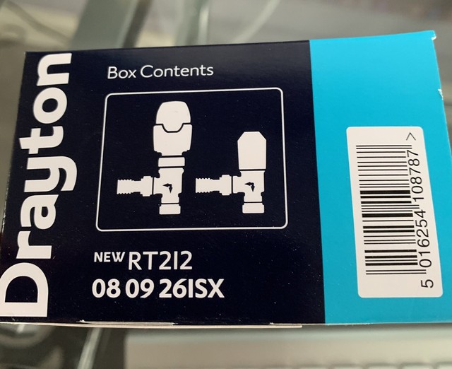 Drayton 15mm TRV With Lockshield Rt212 Radiator Valve for sale online ...