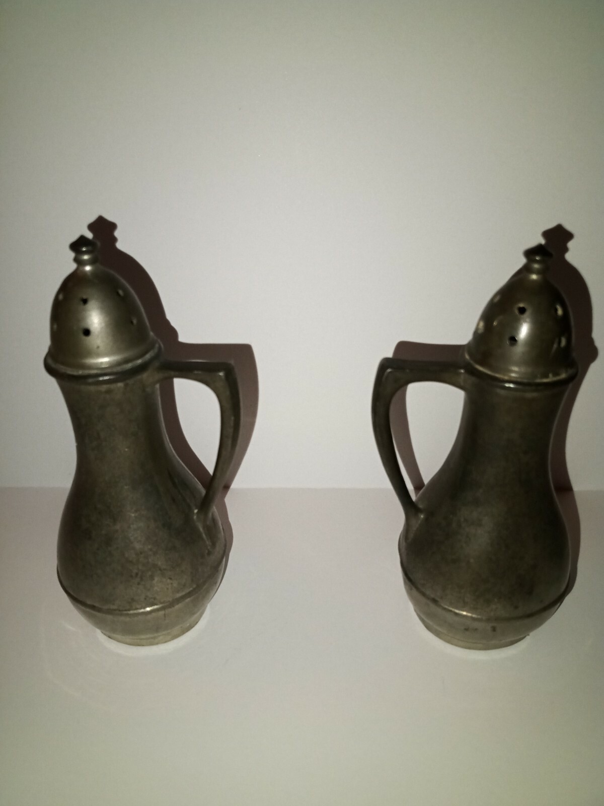 Vintage Federal Pewter 101 Salt And Pepper Shakers | eBay