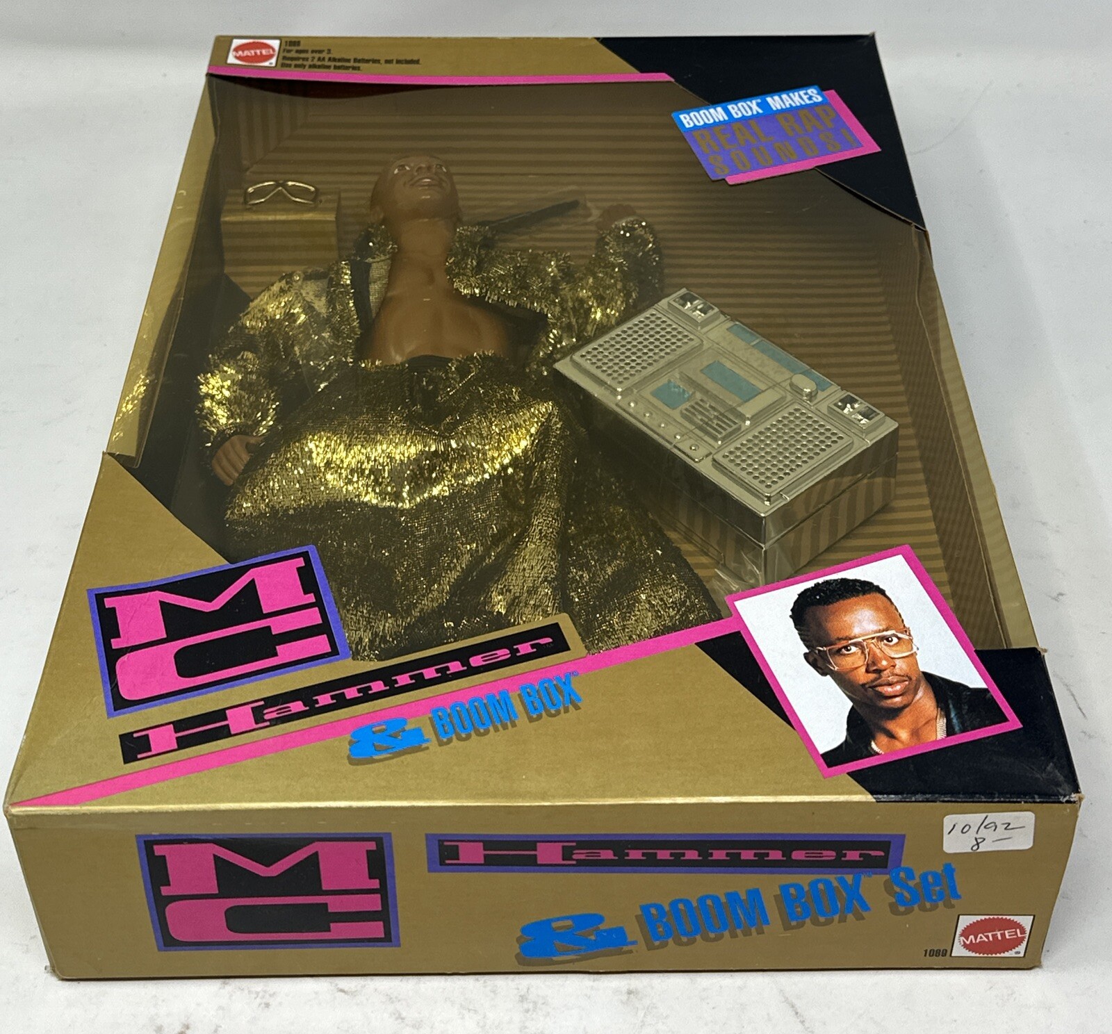 1991 Barbie MC Hammer Mattel Doll NRFB Gold & Purple Outfits 1089 for ...