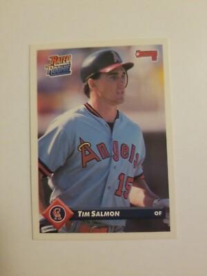Tim Salmon 1993 Donruss Rated Rookie Baseball Card #176 | eBay