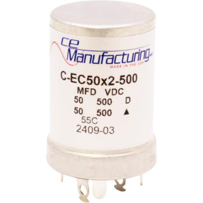 Capacitor, CE Mfg., 500V, 50 / 50 μF | eBay