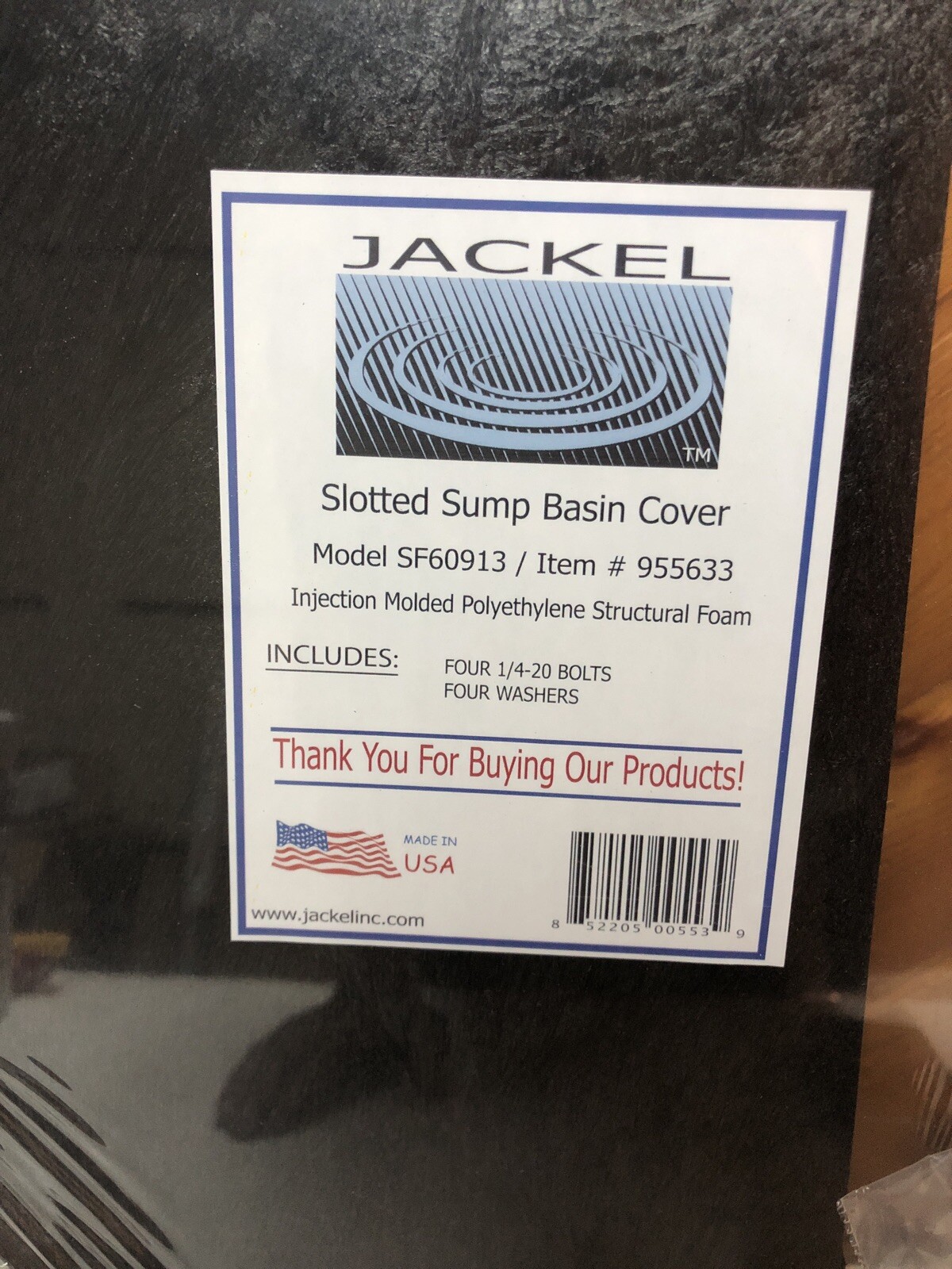 Jackel Slotted Sump Basin Cover (Model SF60913) Brand New | eBay