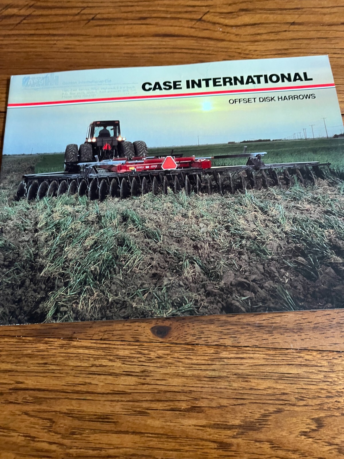 CAse International Offset Disk Harrows Brochure FCCA | eBay