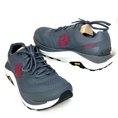 Topo Athletic Ultraventure 3 Men Hiking Trail Running Shoes Gray Red ...