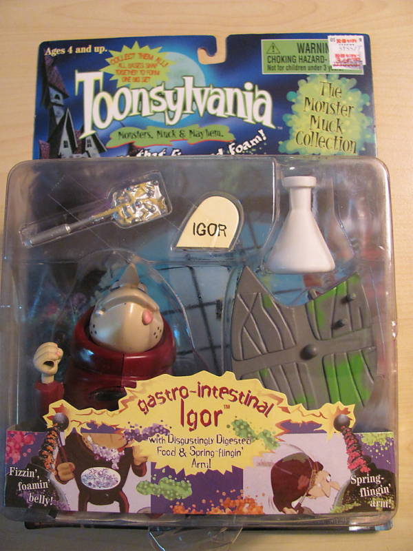 Toonsylvania - Gastro Intestinal Igor Action Figure - Toy Island 1998 ...