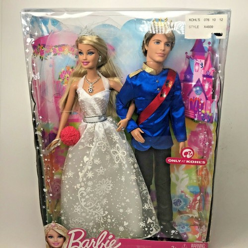 Mattel Barbie Fairytale Wedding Doll Set Kohl’s Princess Barbie ...