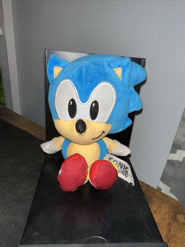 Sega Sonic The Hedgehog 7-Inch Basic Plush Classic Sonic Soft Rare Toy ...