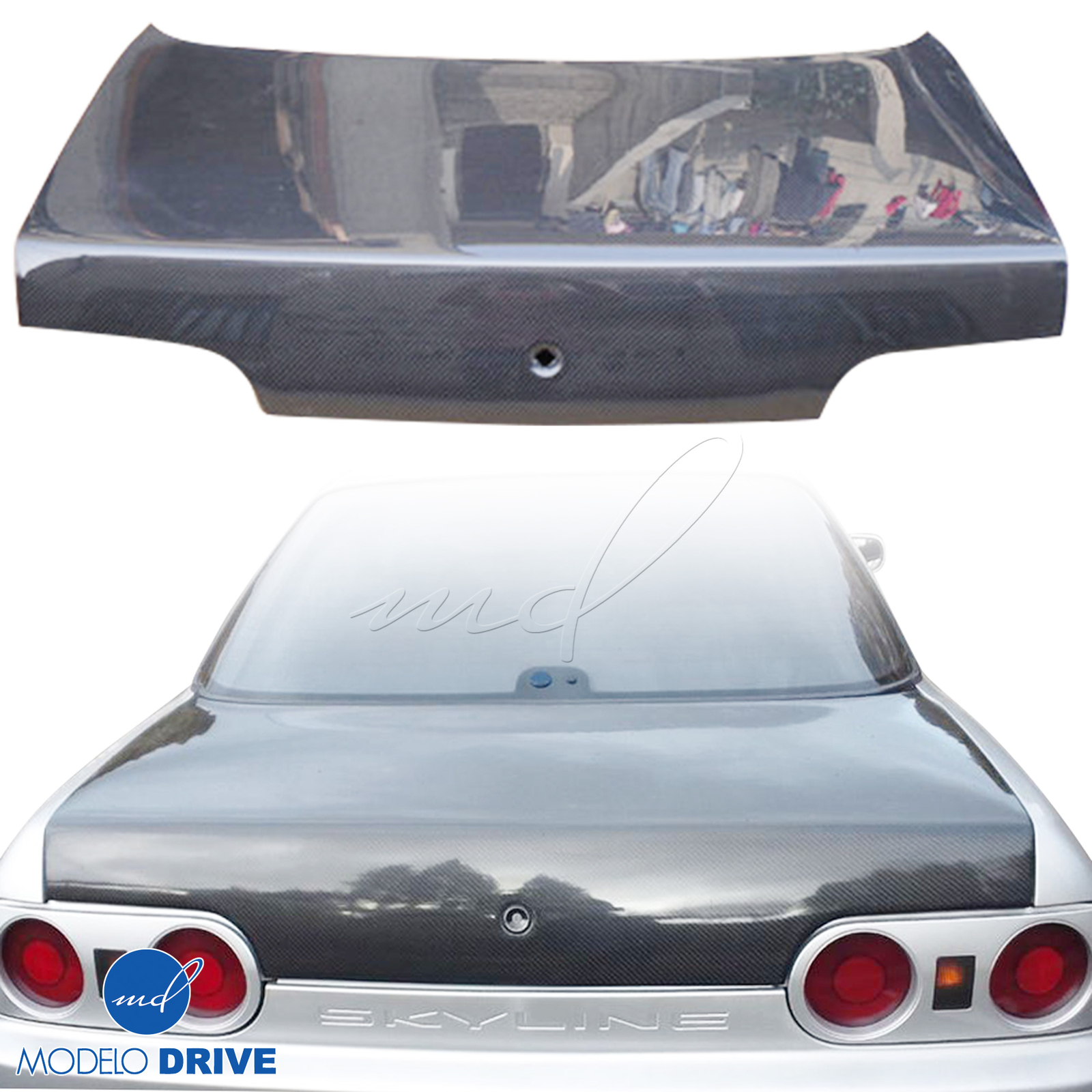 Carbon Fiber OER Trunk Skyline R32 GTR GTS 2dr Coupe For Nissan GT-R 90 ...