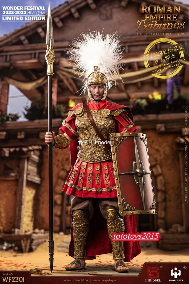 HHMODEL & HAOYUTOYS WF2301 1/6 Roman Empire Male Soldier Action Figure ...