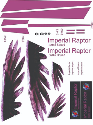 DECALS- Classic Estes HAWK Glider - EVIL Mirror Universe from Altaira ...