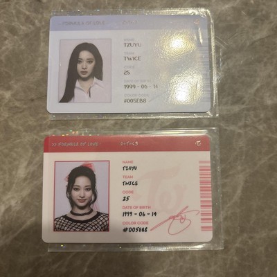 Twice Formula Of Love O T 3 Twi Id Card | eBay