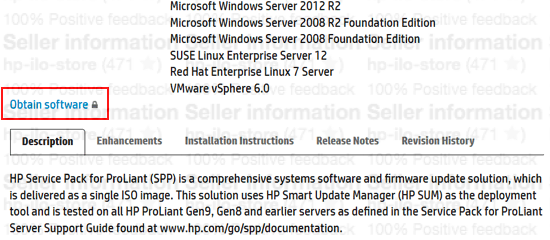 HPE Service Pack ProLiant SPP HP 2022.09 Latest Gen10 Server FAST LINK ...