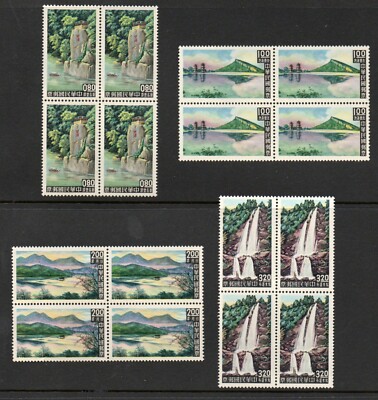 China (ROC) Taiwan 1961, SC# 1323-1326 Blocks of 4 , Taiwan Scenery ...