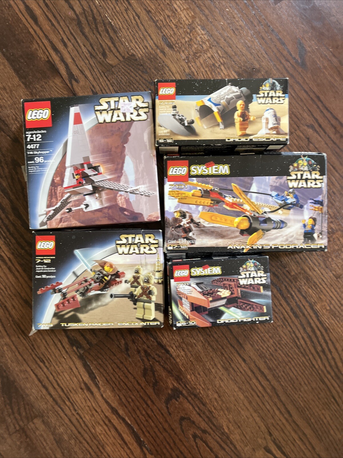 LEGO Star Wars 7111, 7106, 7131, 7113 4477 Set of 5 Complete! | eBay