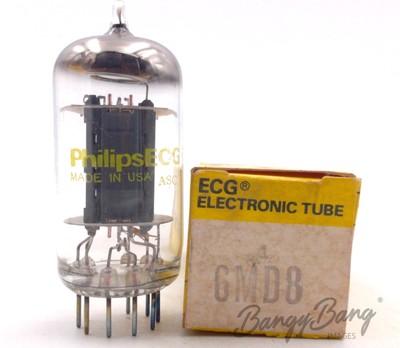 ECG Philips 6MD8 Medium-Mu Triple Triode Color TV Audio Vacuum Tube ...