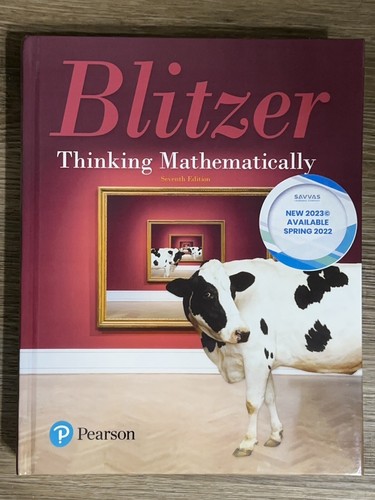 Blitzer Thinking Mathematically - Seventh Edition - Pearson Hardcover ...