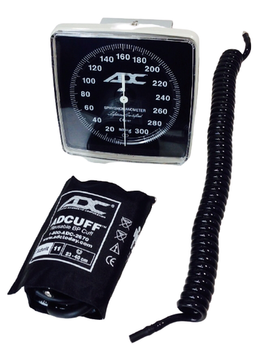 ADC Diagnostix 750W Wall Aneroid Sphygmomanometer Adult Cuff 23 - 40 cm ...