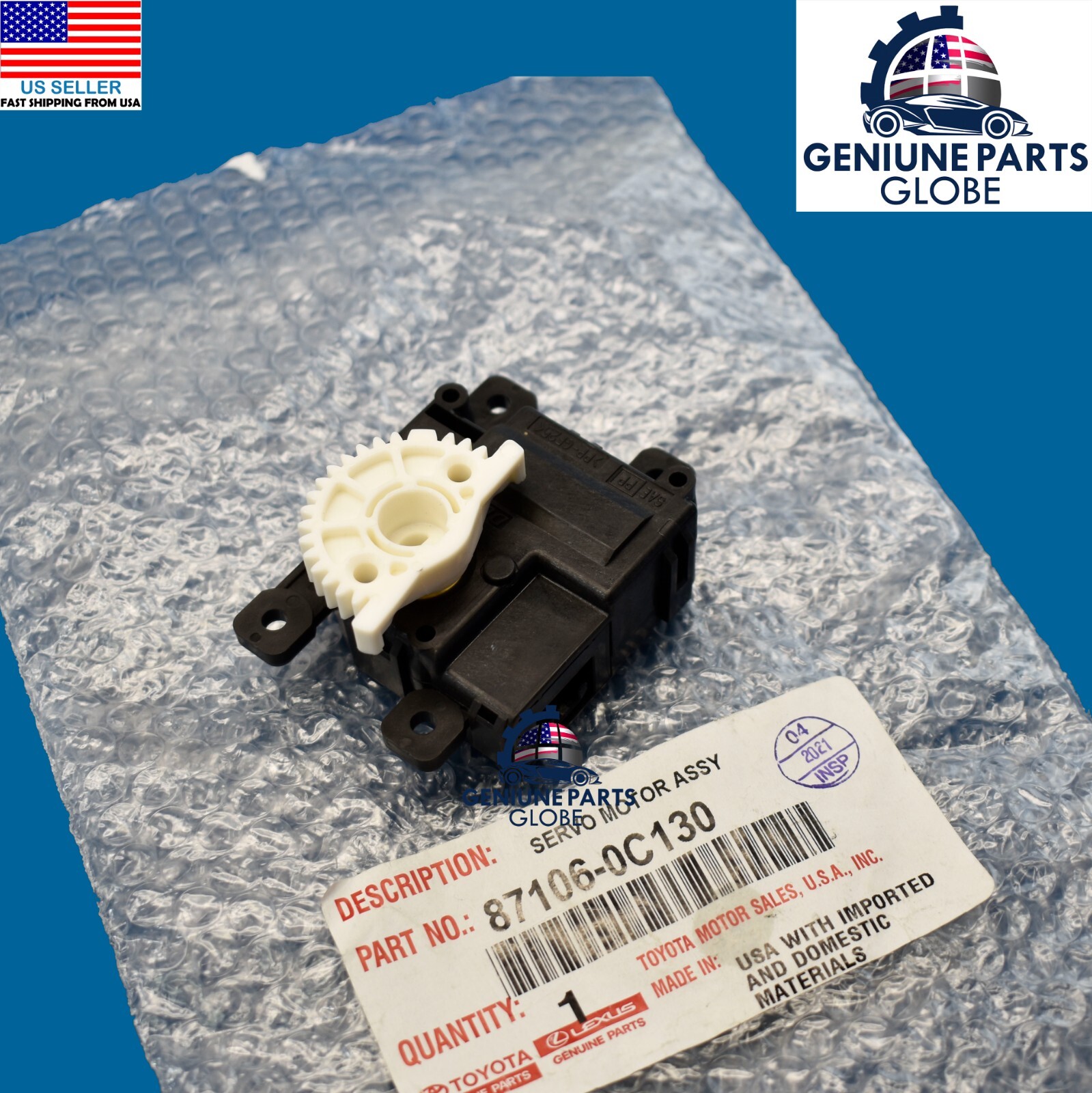 GENUINE TOYOTA SEQUOIA SIENNA NO.2 REAR COOLING AIRMIX DAMPER SERVO ...
