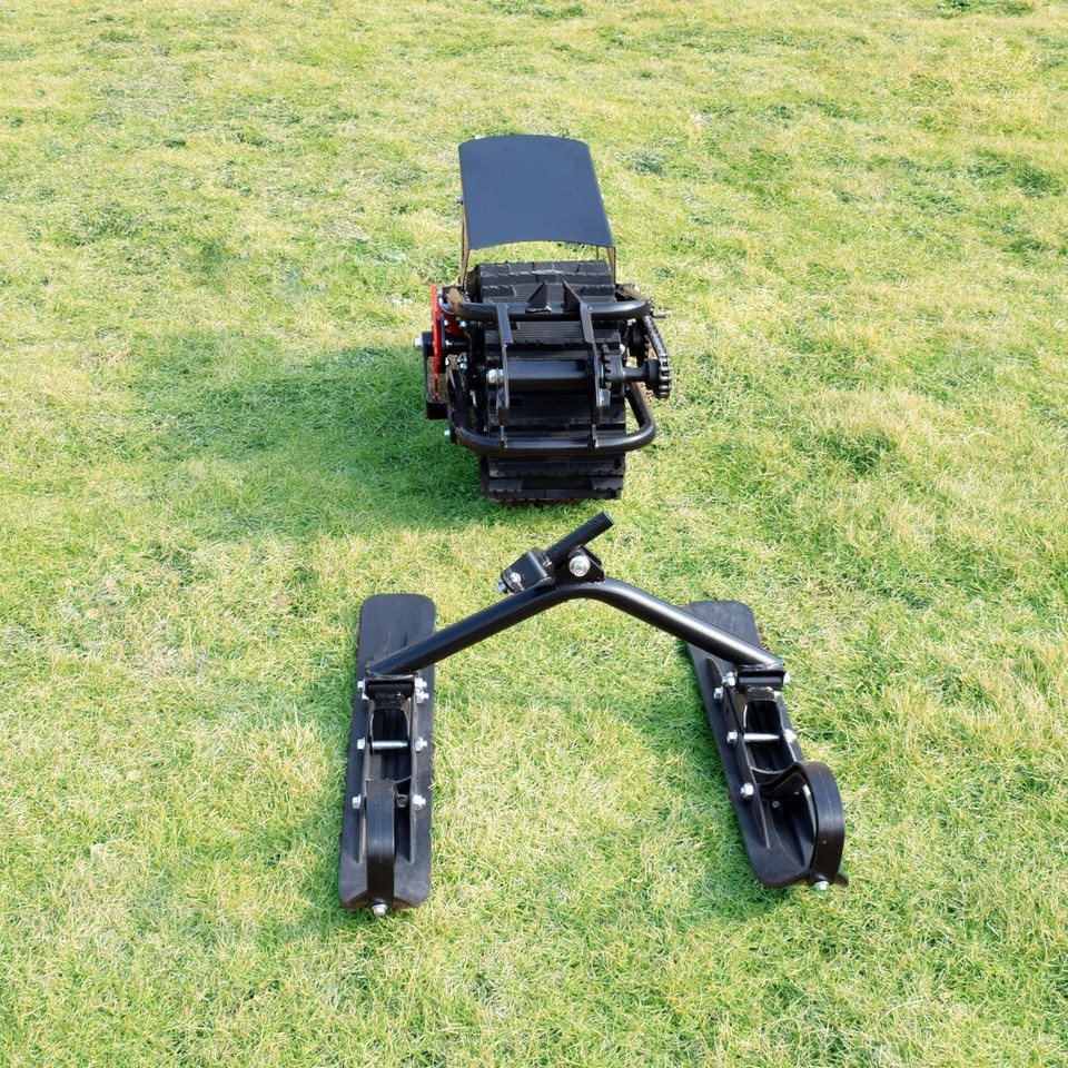 Sleigh Ski & Rear wheel rear tracks Snow Sand Snowmobile Track DIY Pit ...