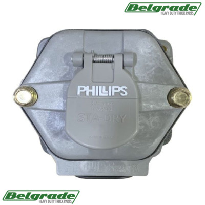 Phillips 16-77029-28 Socket/Nosebox 28 Solid Pins STA-DRY w/o Circuit ...