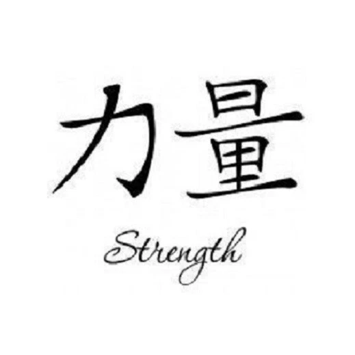 Strength Symbol Chinese