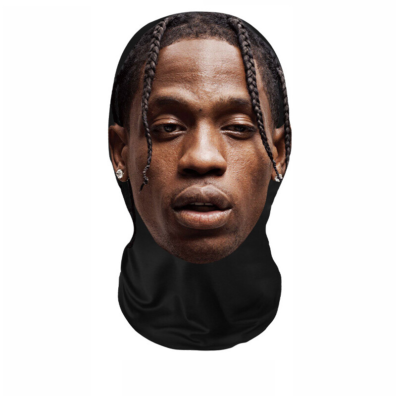 Cosplay Headwear Hiphop Fashion Balaclava 3D Printed Mask Elastic Mesh ...