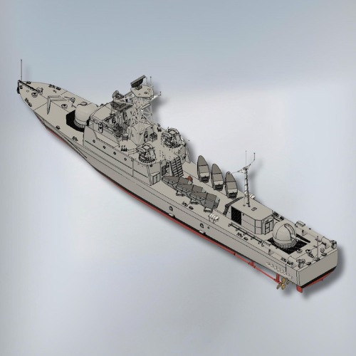 La Combattante III b Missile Boat 3D Model | eBay