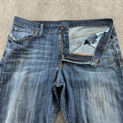 Lucky Brand 361 Vintage Pants Mens 38x34 Blue Dark Wash Original ...