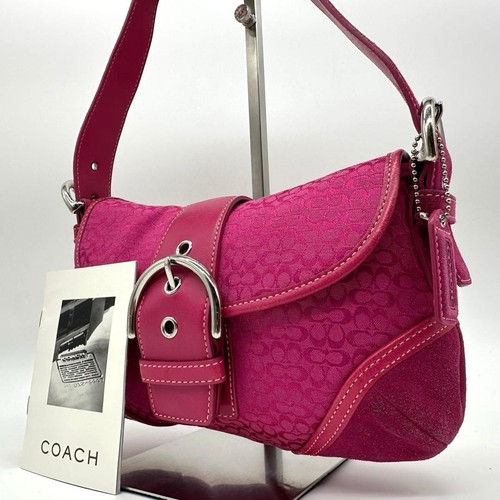item Coach one shoulder Soho mini signature leather canvas | eBay