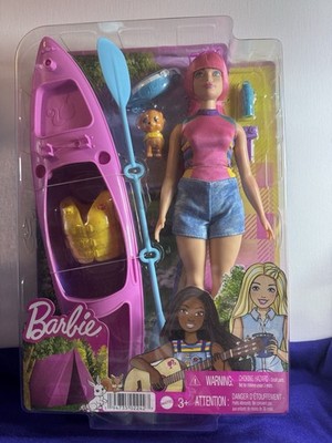 Mattel - Barbie Family Camping Daisy Kayak Playset Barbie Toy New in ...