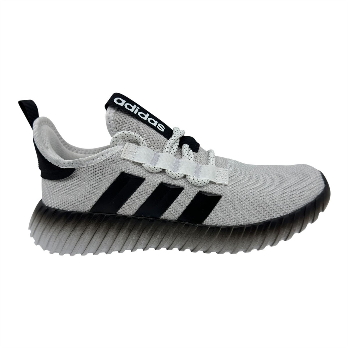 Adidas Kaptir 3.0 White Black Grey Mens Athletic Sneaker | eBay