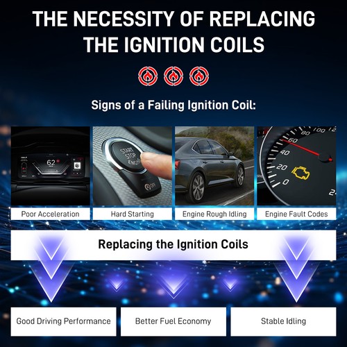 6X Ignition Coil for 2007-2023 Buick Cadillac Chevrolet GMC Saturn 3.6L ...