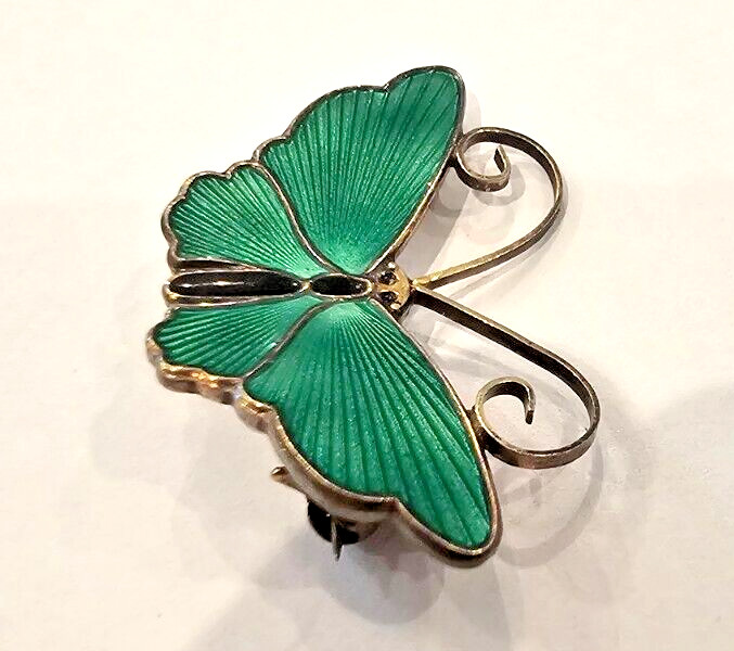 Vintage David Anderson Norway Sterling Silver Enamel … - Gem