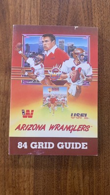 VINTAGE 1984 ARIZONA WRANGLERS USFL MEDIA PRESS GUIDE NFL | eBay