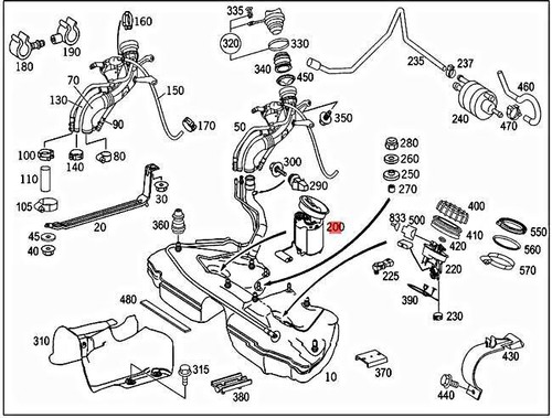 Genuine MERCEDES A209 C209 With fluid level sensor Auxiliary pump ...