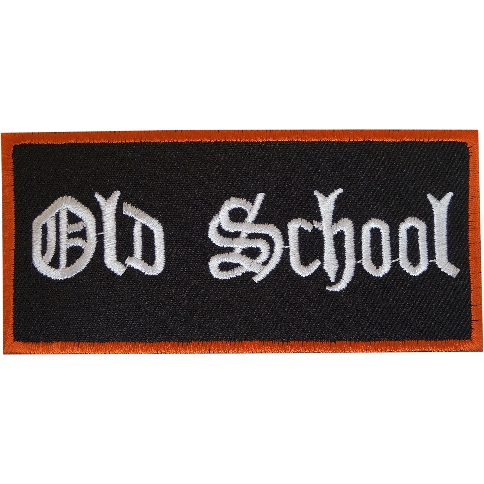 Embroidered Old School Patch Badge Iron / Sew On T Shirt Jeans Bag ...