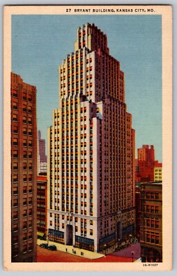 Postcard Bryant Building Kansas City Missouri C7 | eBay