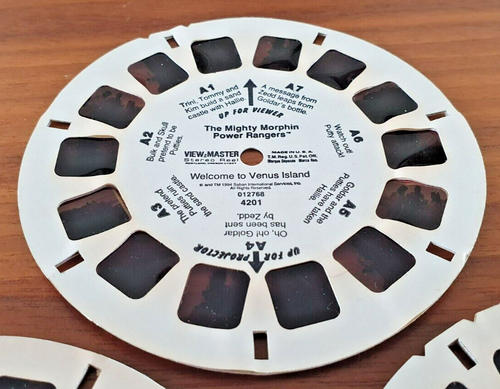 MIGHTY MORPHIN POWER RANGERS VENUS ISLAND 1994 VIEWMASTER REELS 4201 ...
