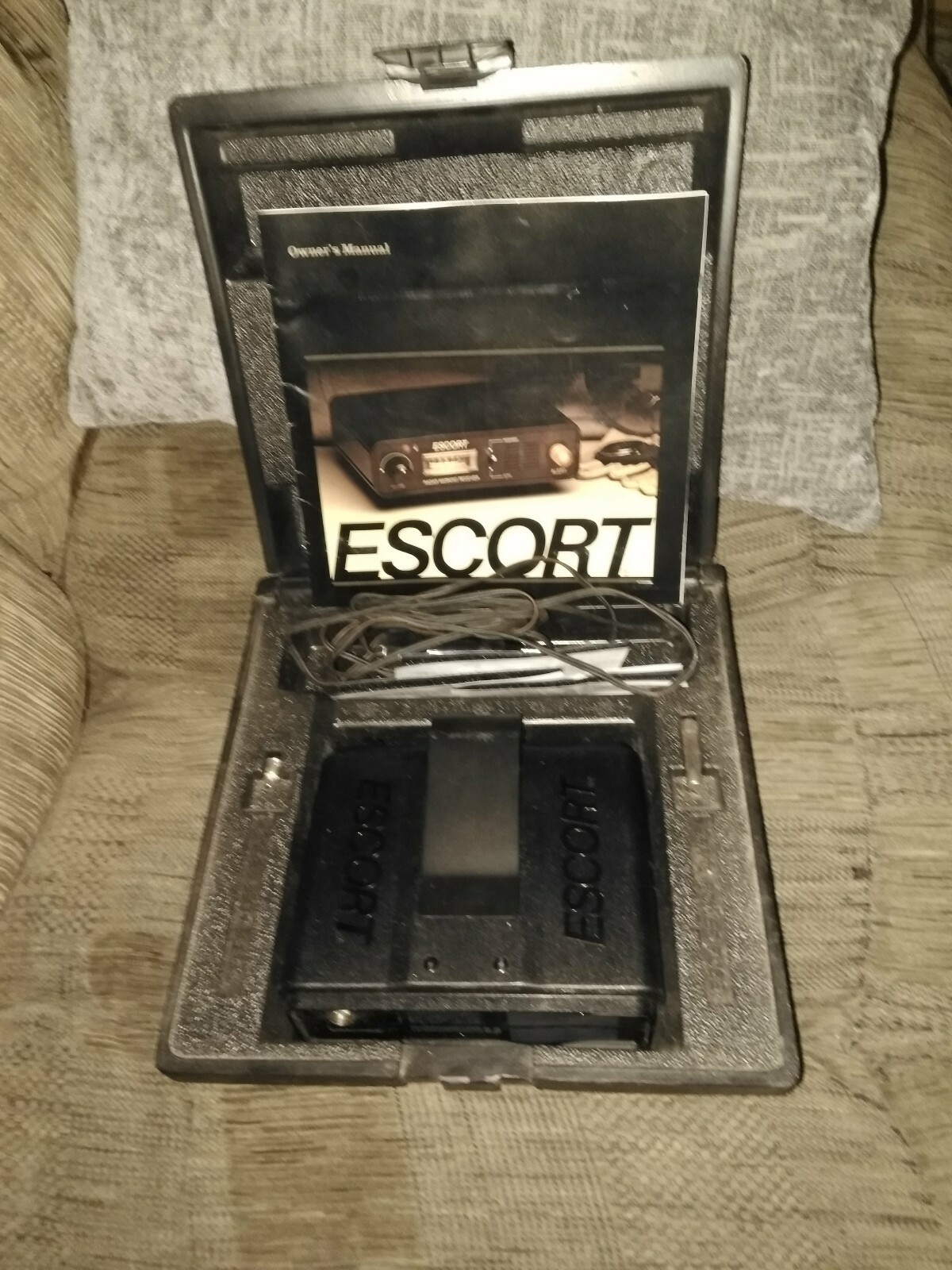 RARE Vtg 80s ESCORT RADAR Warning Receiver Detector Reader Retro Car ...