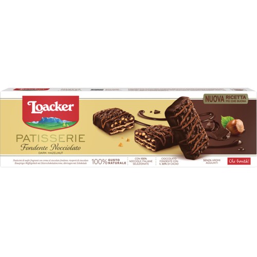 Loacker Fondente, Nocciolato Waffelgebäck Con Schokoladencreme ...