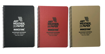 Modestone A6 Waterproof Notepad 100 Pages - Military Notebook Any ...
