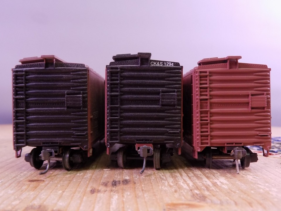 Mixed HO Scale 3 Box Cars from Kits Lot #B9 | eBay
