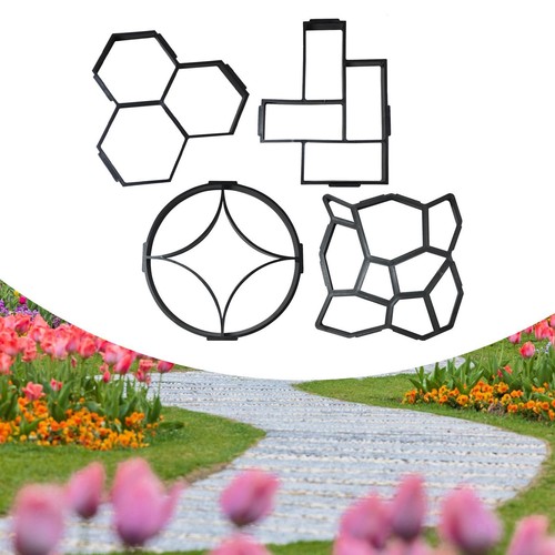 Walk Path Maker Reusable Walk Way Cement Molding for Lawn Outdoor ...