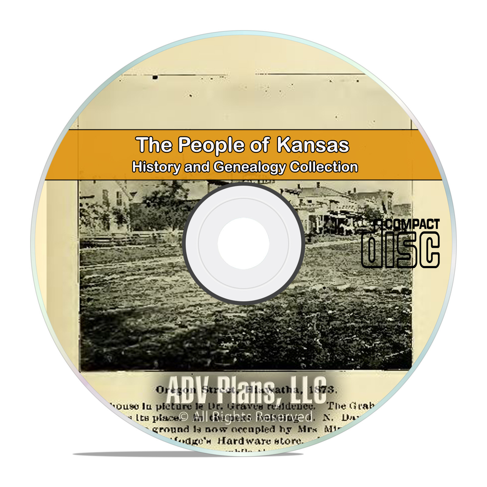 Kansas KS, People, Cities, Family History and Genealogy 300 Books DVD ...