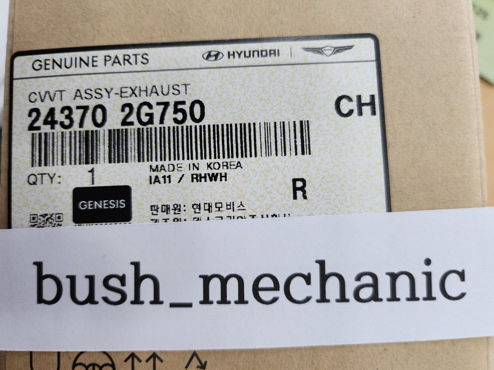 GENUINE OEM Hyundai Kia Exhaust & Intake CVVT 243702G750 243502G750 | eBay