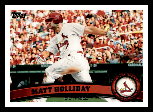 2011 Topps Matt Holliday St. Louis Cardinals #490 Centered Mint | eBay