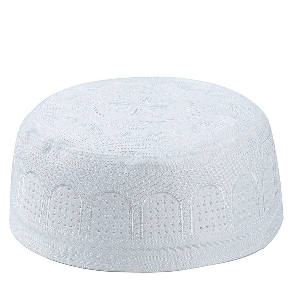 Fashion Cotton Embroidery Prayer Hat India Caps Muslim Hat Musliman ...
