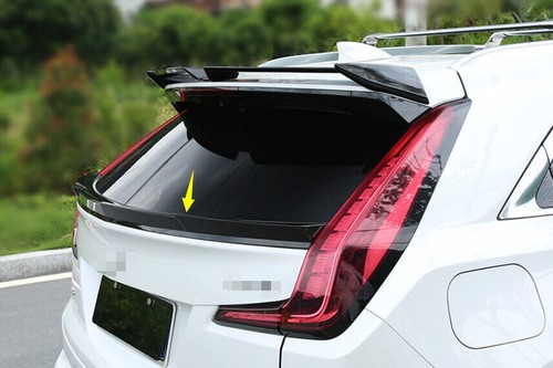For Cadillac XT4 2019-2024 Black Rear Trunk Spoiler Middle Wing Flap ...