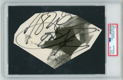 Janet Jackson ~ Signed Autographed Authentic Large Signature ~ PSA DNA ...